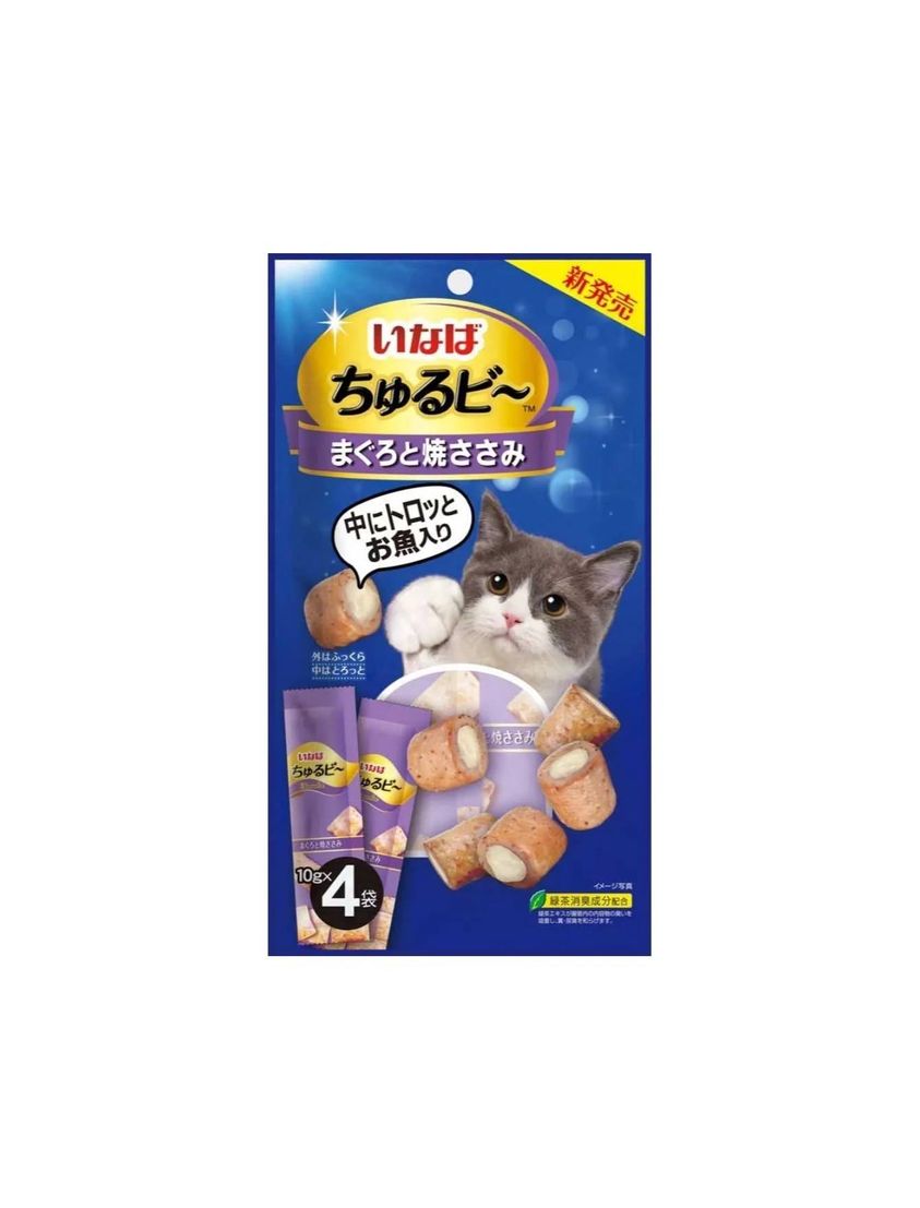 Ciao Churu Bee Grilled Chicken & Maguro Cat Treats 10g x 4pcs – Mogale Pets